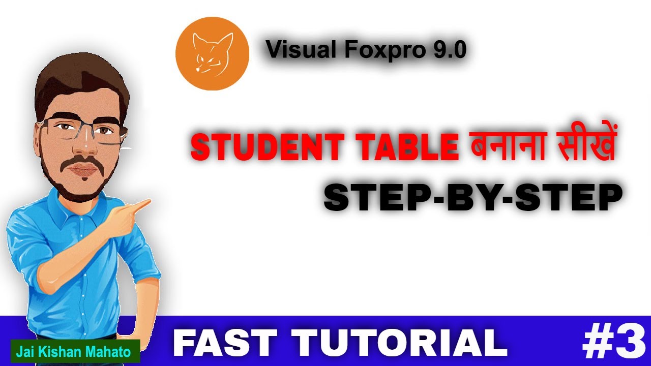 Visual Foxpro Me Students Table Create karen | Create Student Table in ...