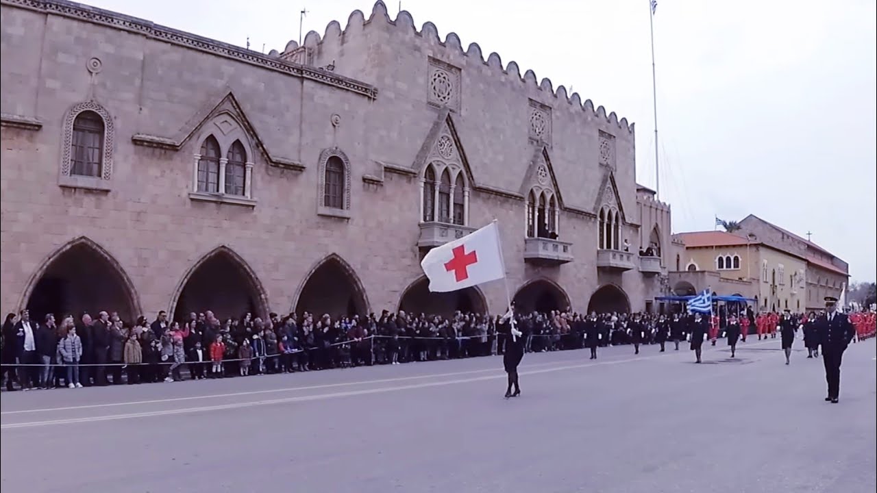 "Ενσωματωση Δωδεκανησου" Παρελαση Συλλογων 2018 - YouTube