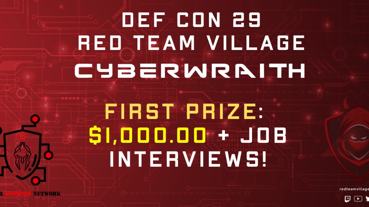 A discussion about the DEF CON 29 Red Team Village CyberWraith - YouTube