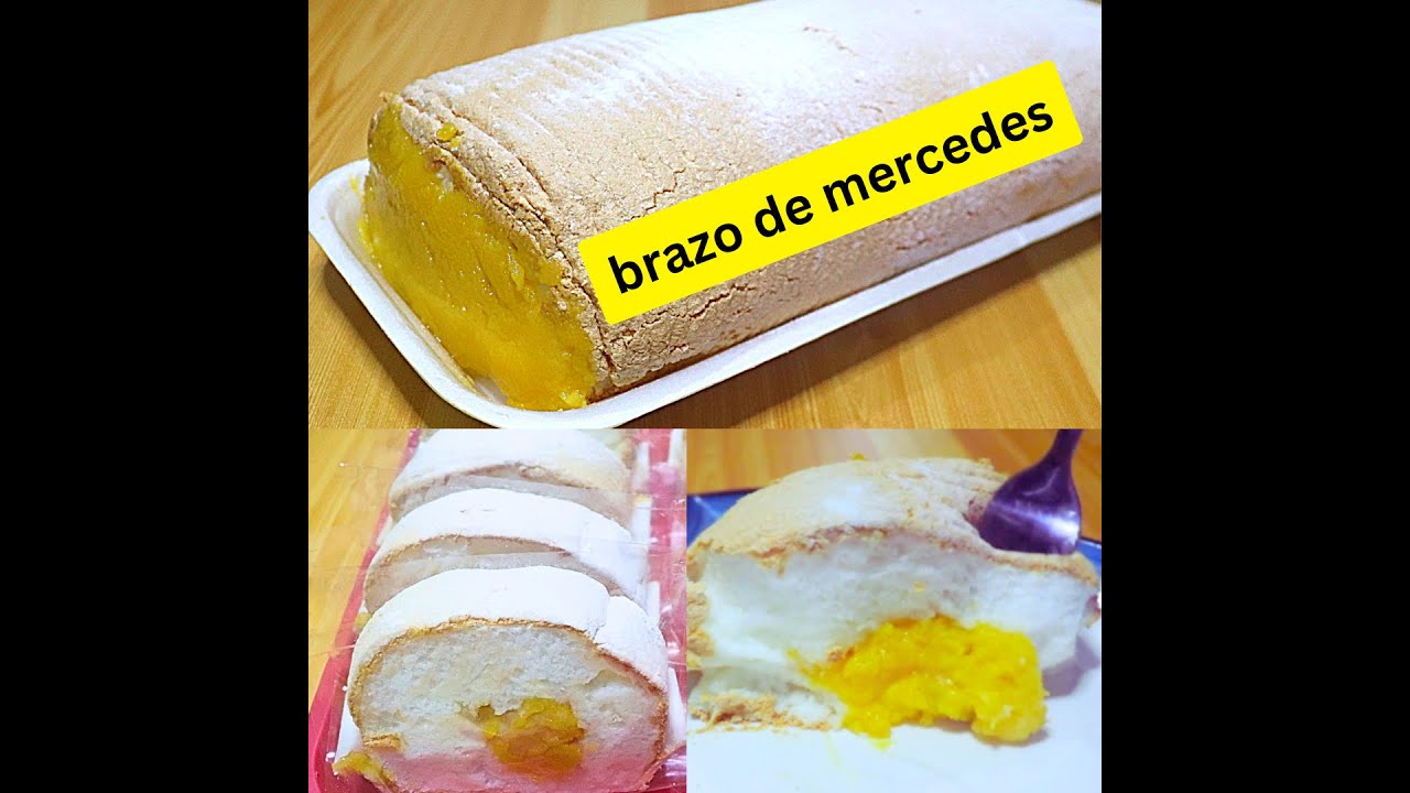 Super easy Brazo de mercedes cake recipe | bakery recipe - YouTube
