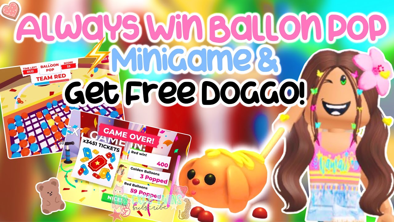 How To GET FREE CORN DOGGO! & Ways To GET TICKETS From BALOON POP ...