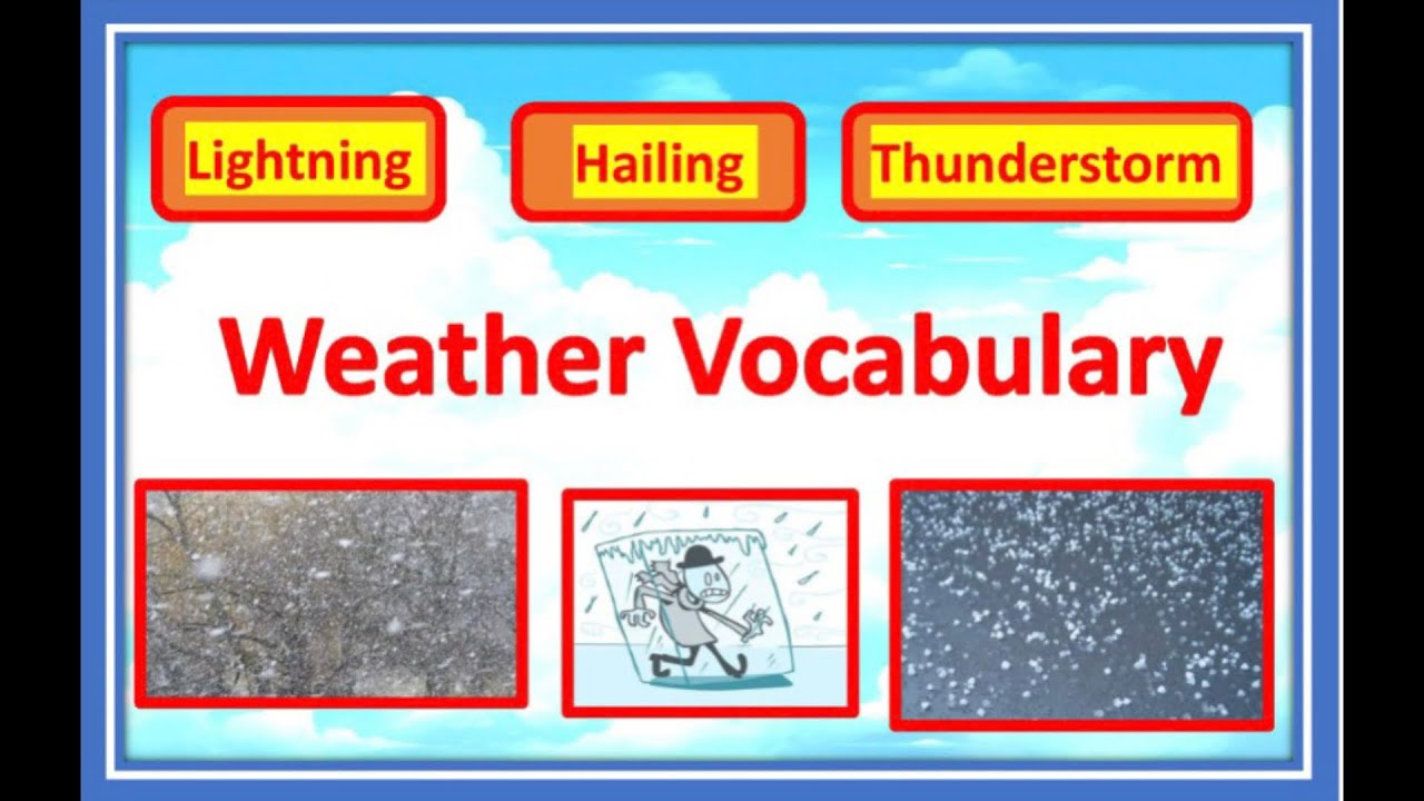 Weather vocabulary in english |daily use english words |english vocabulary |words| learn english ...