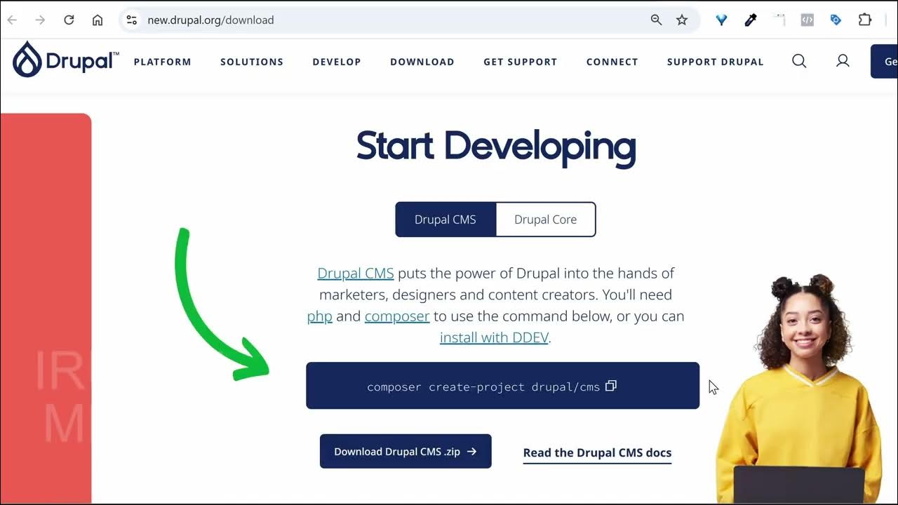 Drupal CMS Easy Install on Cloudways webhosting without DDEV - YouTube