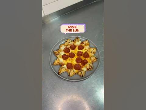 ASMR The Sun Pizza #receita #asmr #bbq #sun #yoga #pizza #churrasco ...