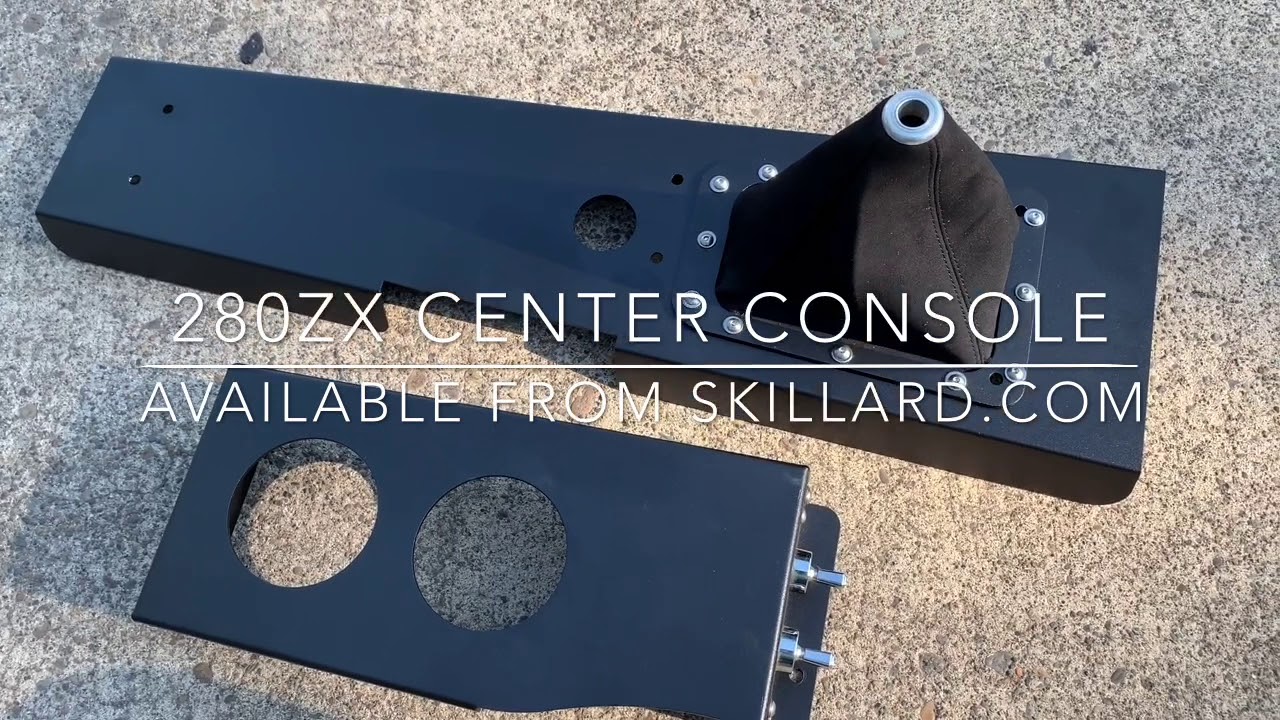 Skillard 280ZX Center Console Installation - YouTube