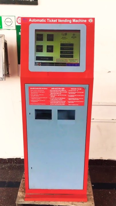 Railway Ticket booking In Automatic Ticket Vending Machine #atvm IRCTC ...