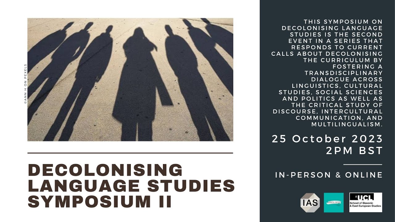 Decolonising Language Studies Symposium II - YouTube
