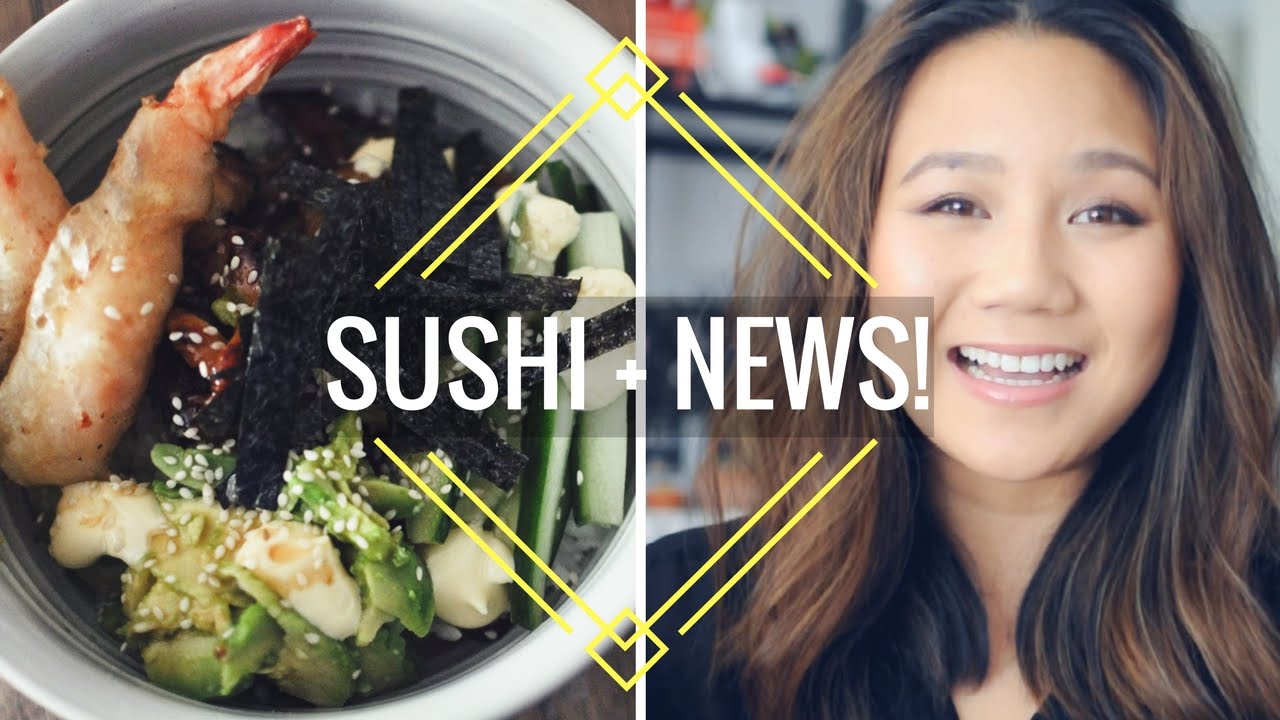 SUSHI BOWL RECIPE AND EXCITING NEWS! | JENNIFER QUAN - YouTube