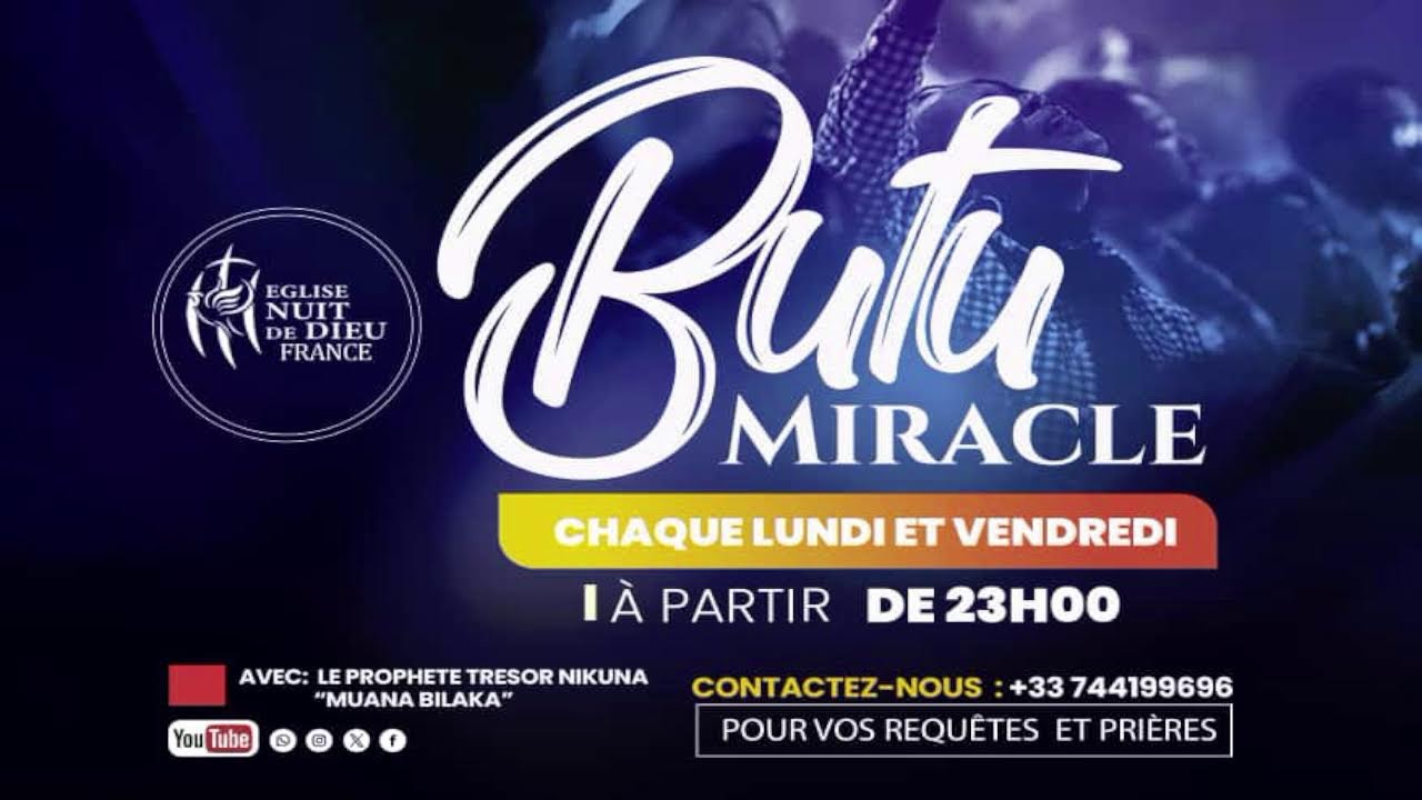 GOLIATH DOIT TOMBER | BUTU MIRACLE | PROPHETE TRESOR NIKUNA - YouTube