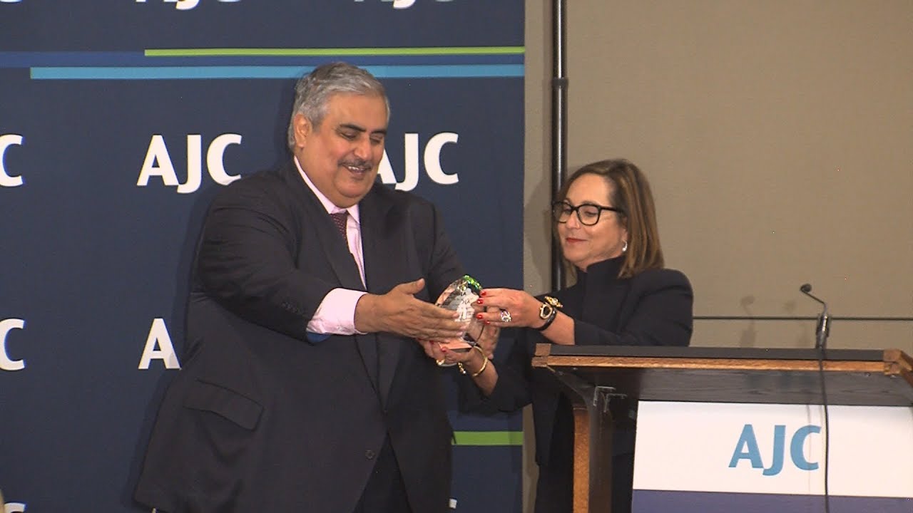 The American Jewish Committee "Architect of Peace" Award to Shaikh ...