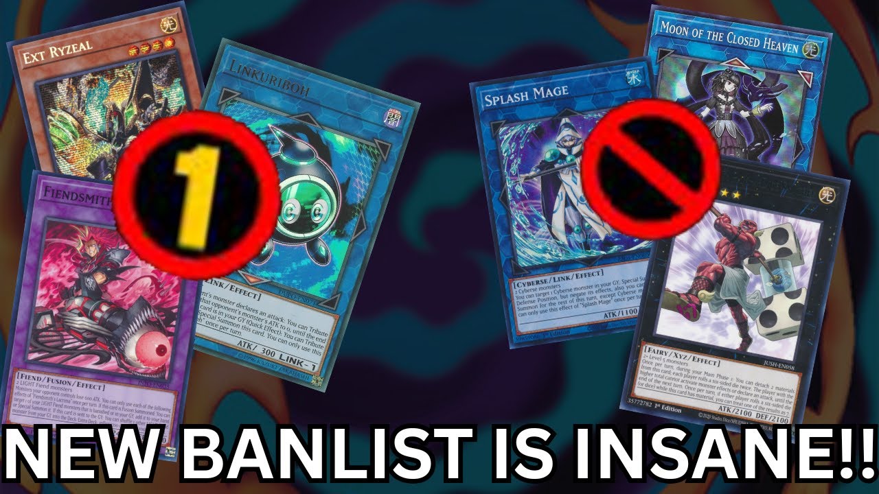 NEW YUGIOH BANLIST IS INSANE!!! (September 15th Update) - YouTube