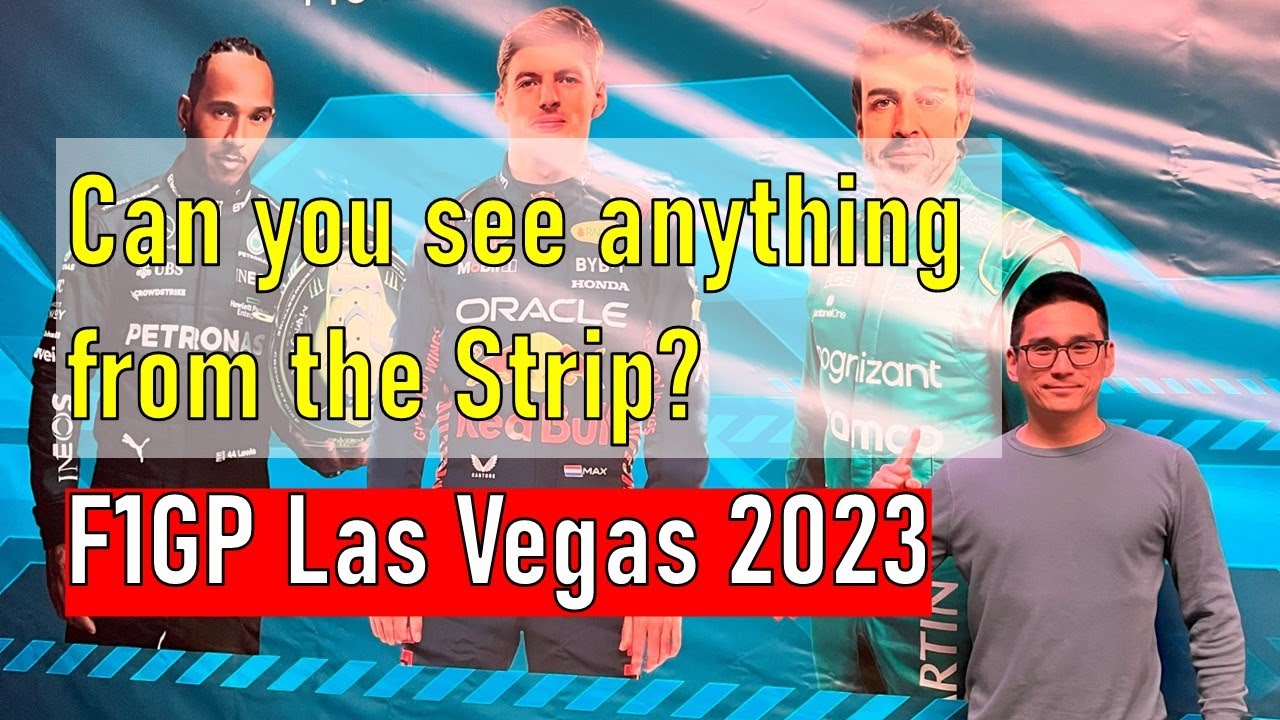 FORMULA 1 LAS VEGAS from the Strip?? - F1GP LV 2023 pt. 1 - YouTube