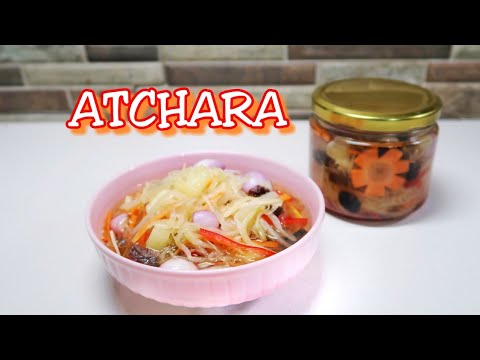 ATCHARA OR ATSARA OR PICKLED PAPAYA - YouTube