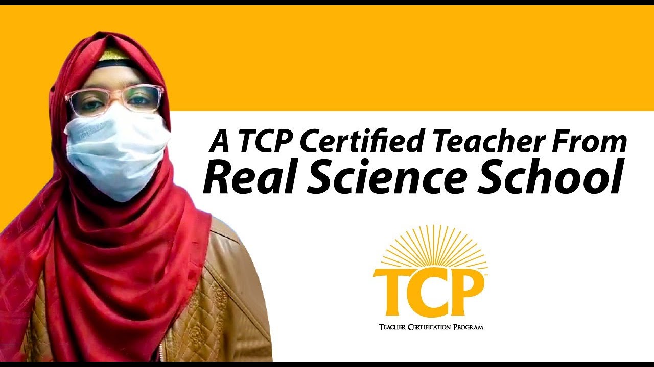 TCP Certified Teacher From Real Science School - YouTube