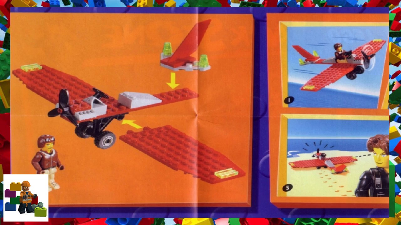 LEGO instructions - Jack Stone - 4615 - Red Recon Flyer - YouTube