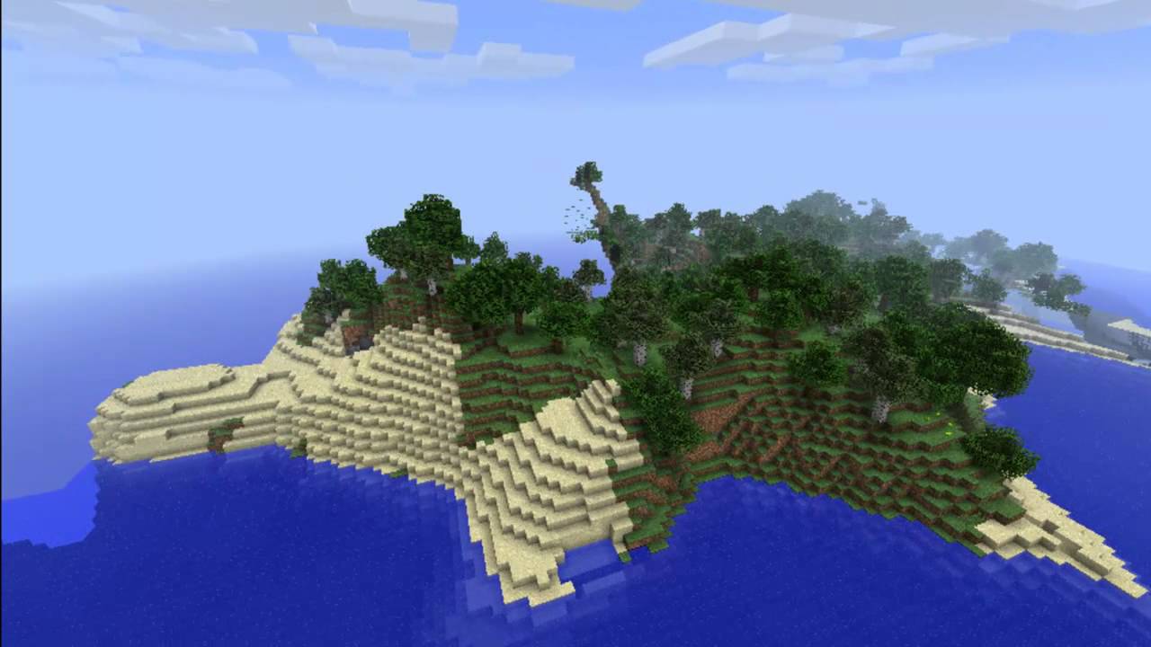Minecraft Schöner Insel Seed - YouTube