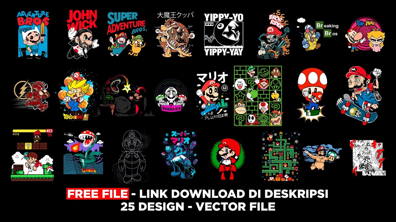 SUPER MARIO BROSS - FREE DESIGN - YouTube