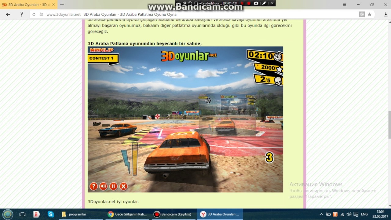3d oyunlar nasil acilir - YouTube