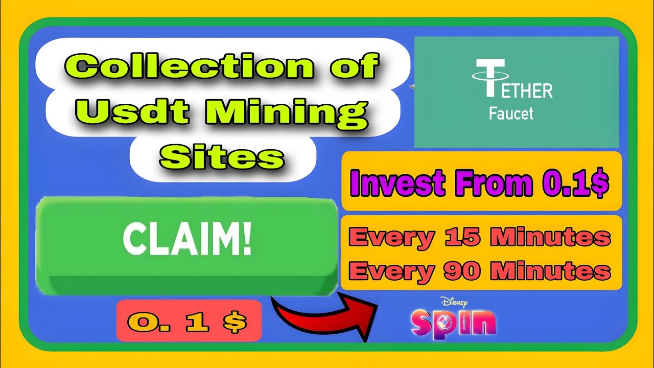 Usdt Faucet Claim 0.1$ In Usdt Mining Sites|Spin|faucet|Invest - YouTube