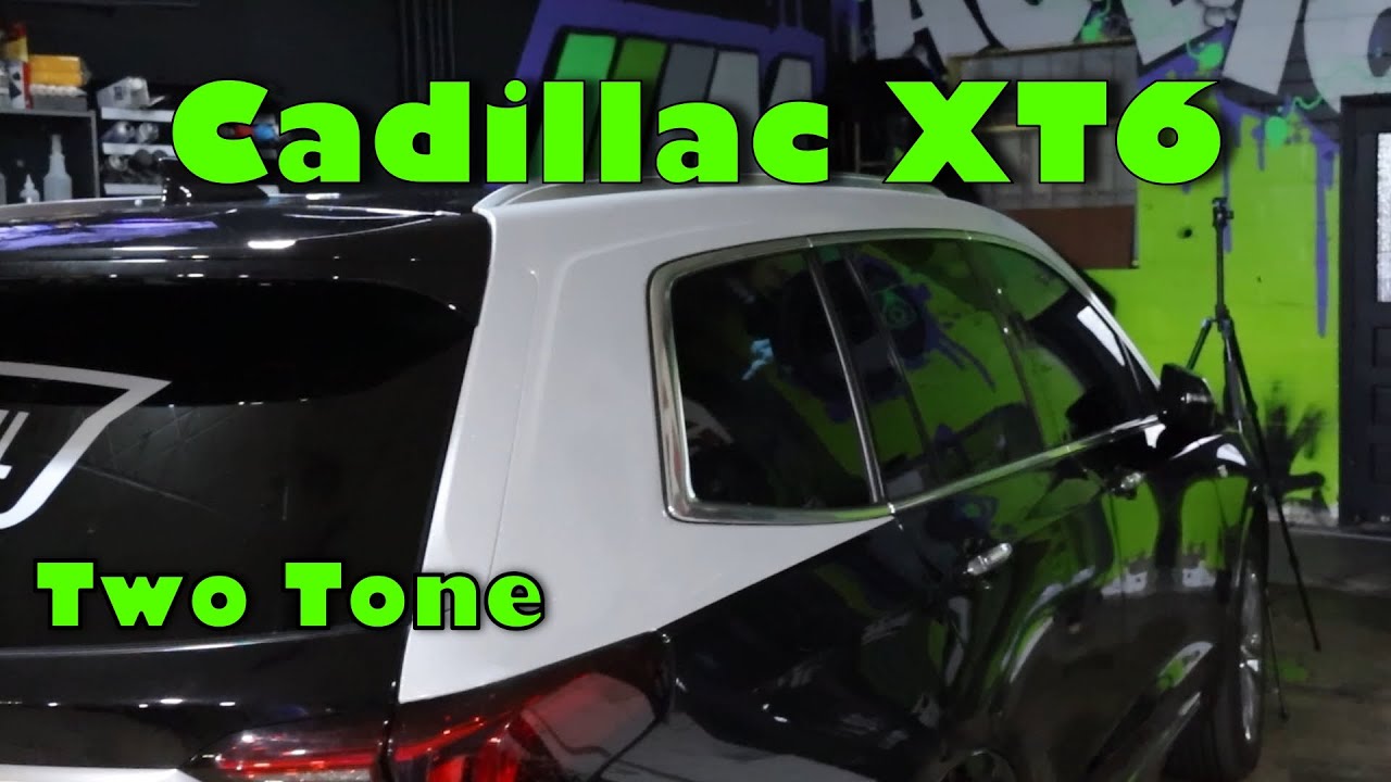 Cadillac XT6 Pillar Vinyl Wrap - YouTube