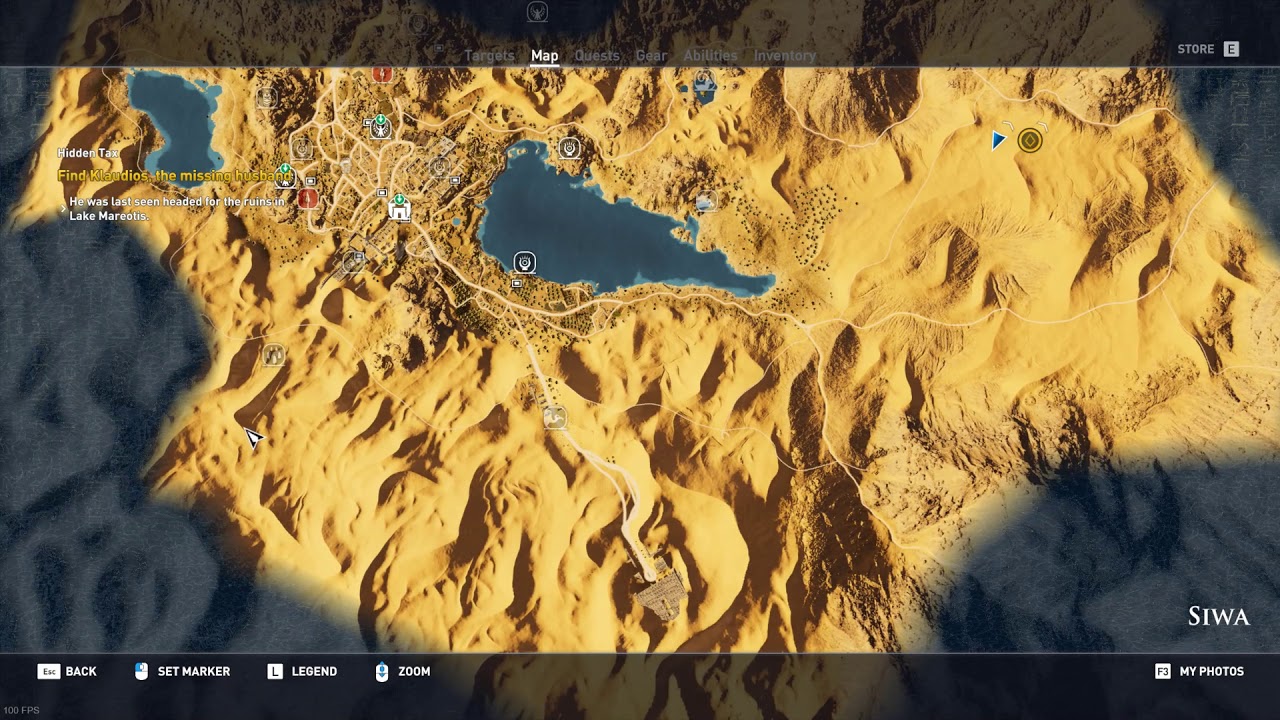 Assassin's Creed Origins Map Overview - YouTube