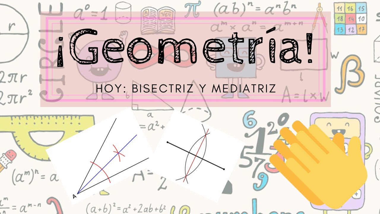 📐 Bisectriz y Mediatriz: Construcción con Regla y Compás | Conceptos ...