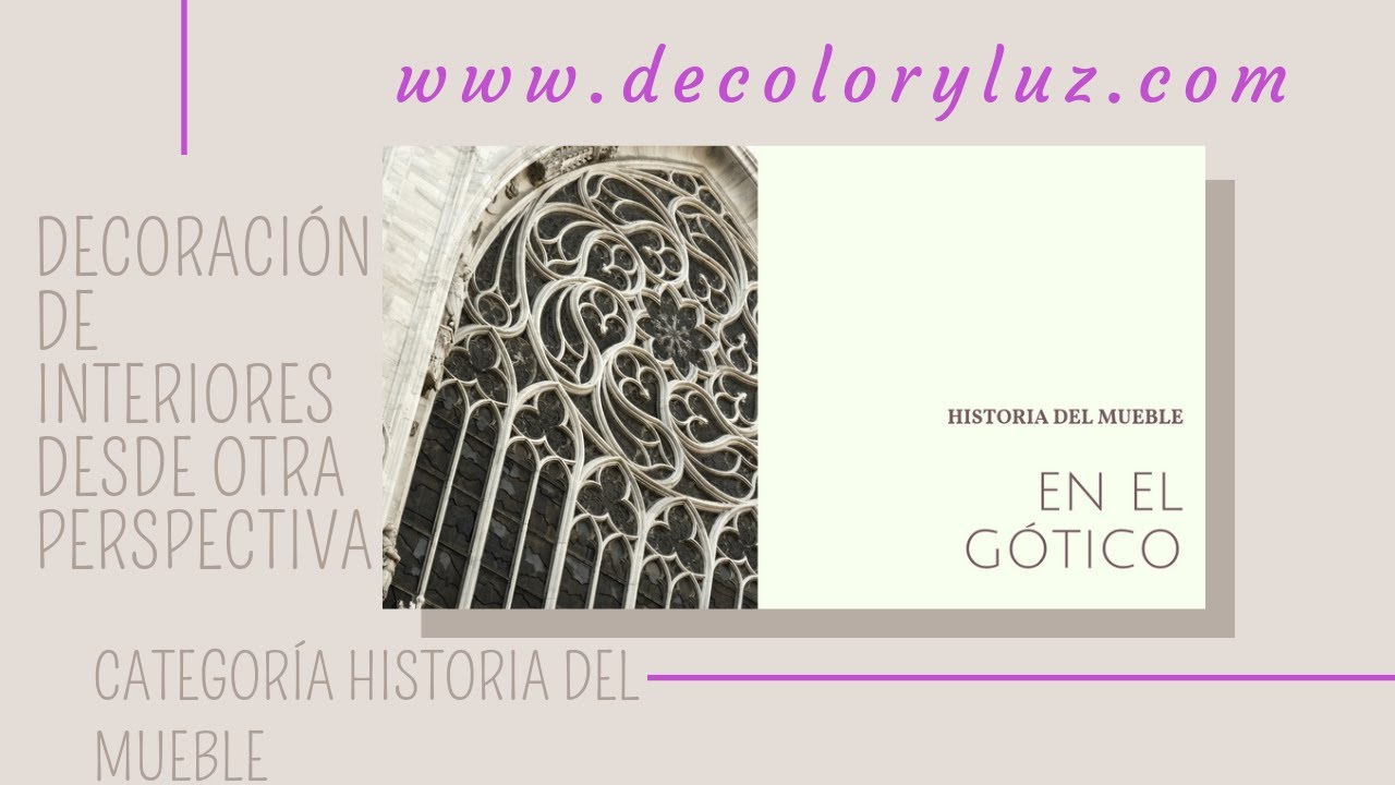 HISTORIA DEL MUEBLE ESTILO GÓTICO un repaso por sus características ...