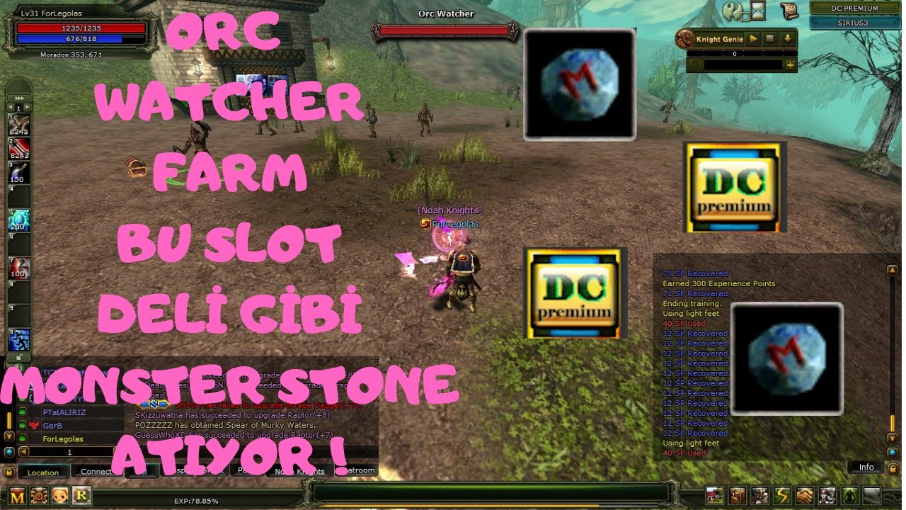 ORC WATCHER FARM BU SLOTTA MONSTER STONA DOYACAKSINIZ ! - 2021 GÜNCEL ...