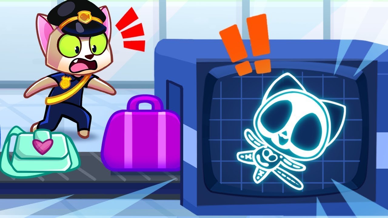 ️ Airport X-ray Song 😻 Safety Rules for Kids by Purrfect Kids Songs 🎶 ...