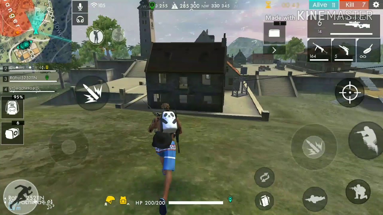 FREE FIRE GAMEPLAY.ADAM CHARACTER CHALLENGE.. - YouTube