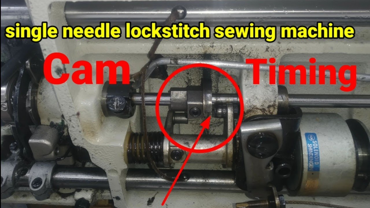 Knife Came Timing / single needle lockstitch sewing machine / sewing ...