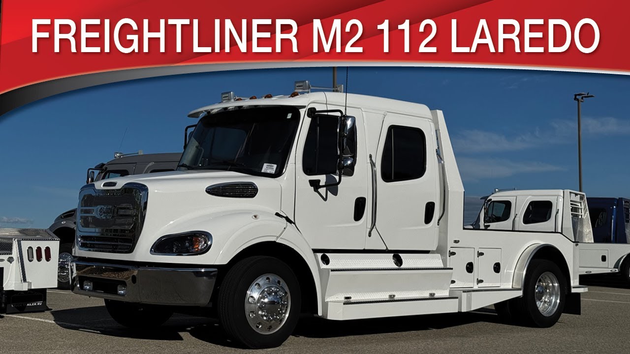 Freightliner M2 112 Laredo Hauler Custom Hauler Conversion - YouTube