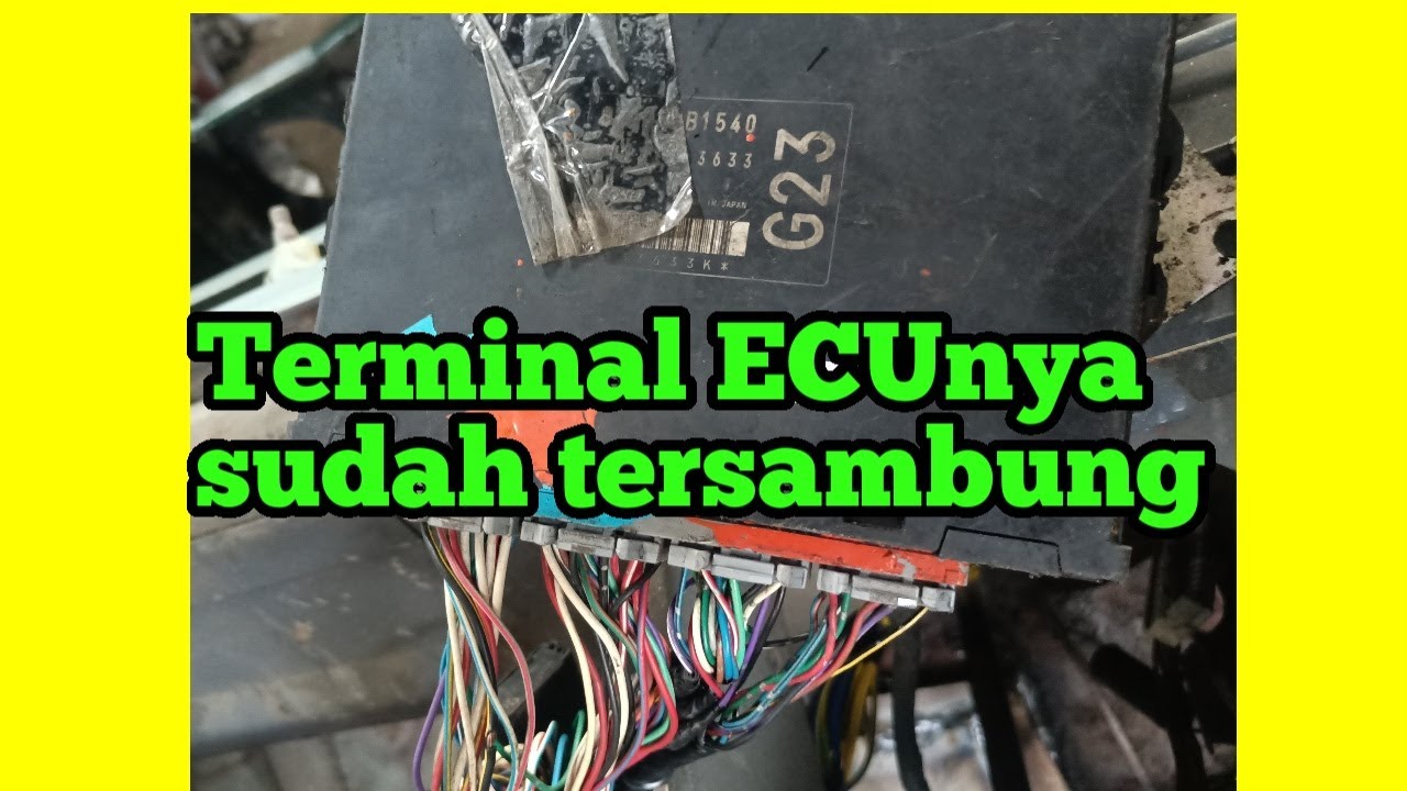 Pin ECU mesin 3sz-ve passo ke relay dan fuse sudah tersambung - YouTube