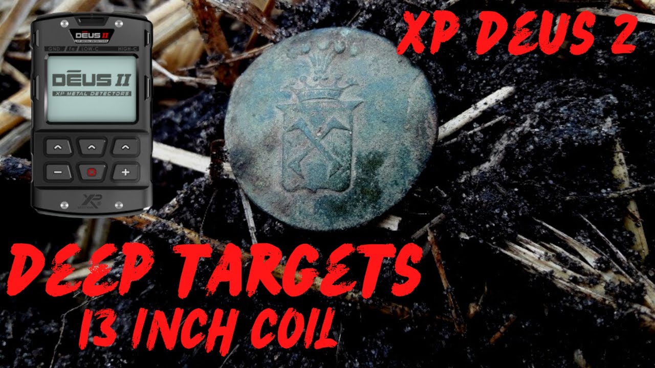 XP DEUS 2 - deep HC - 13 inch coil - YouTube