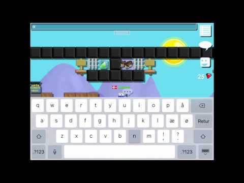 How to make color text on iPad/iphone growtopia - YouTube
