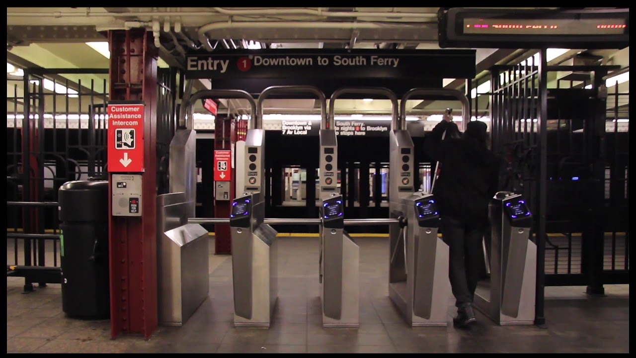 A Day At 23 Street Station with (1) Local and (2)(3) Express Train ...