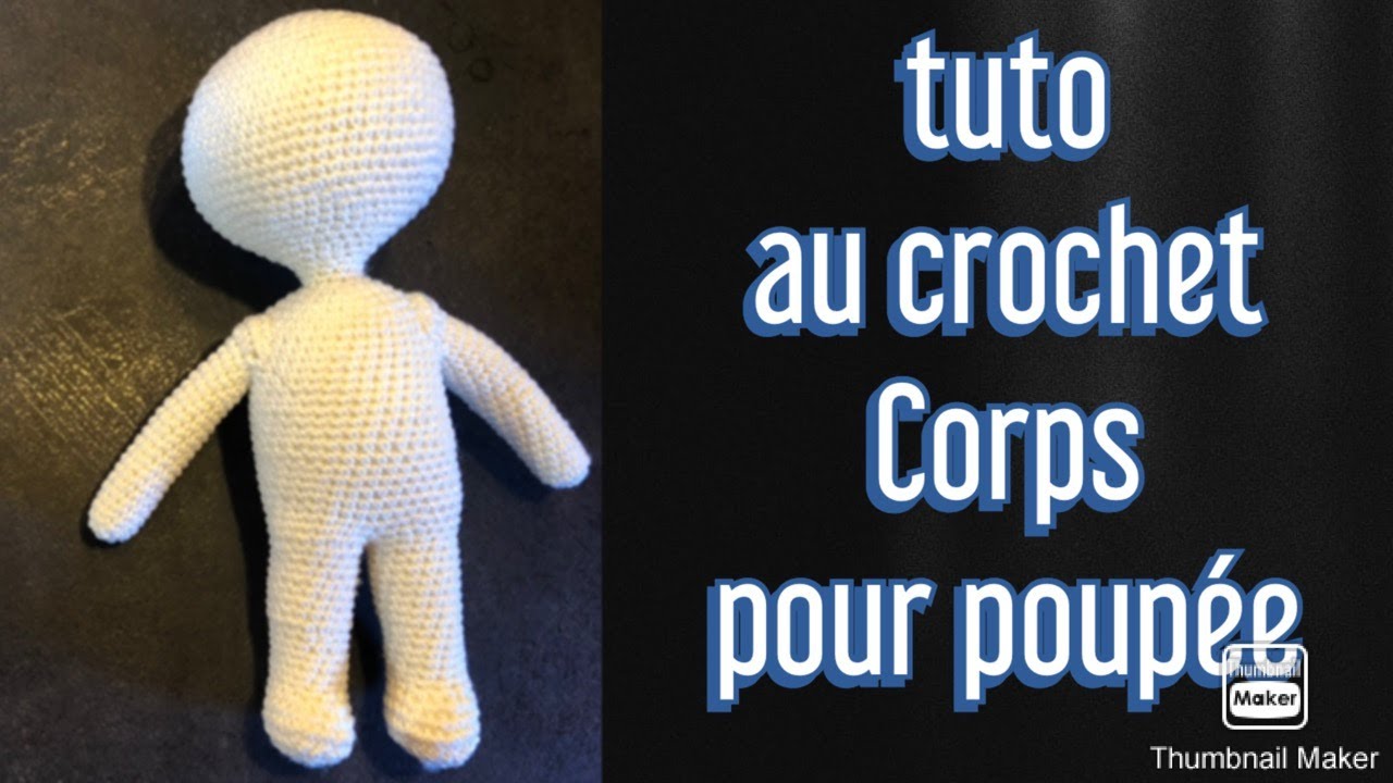 tuto corps pour poupée au crochet - YouTube