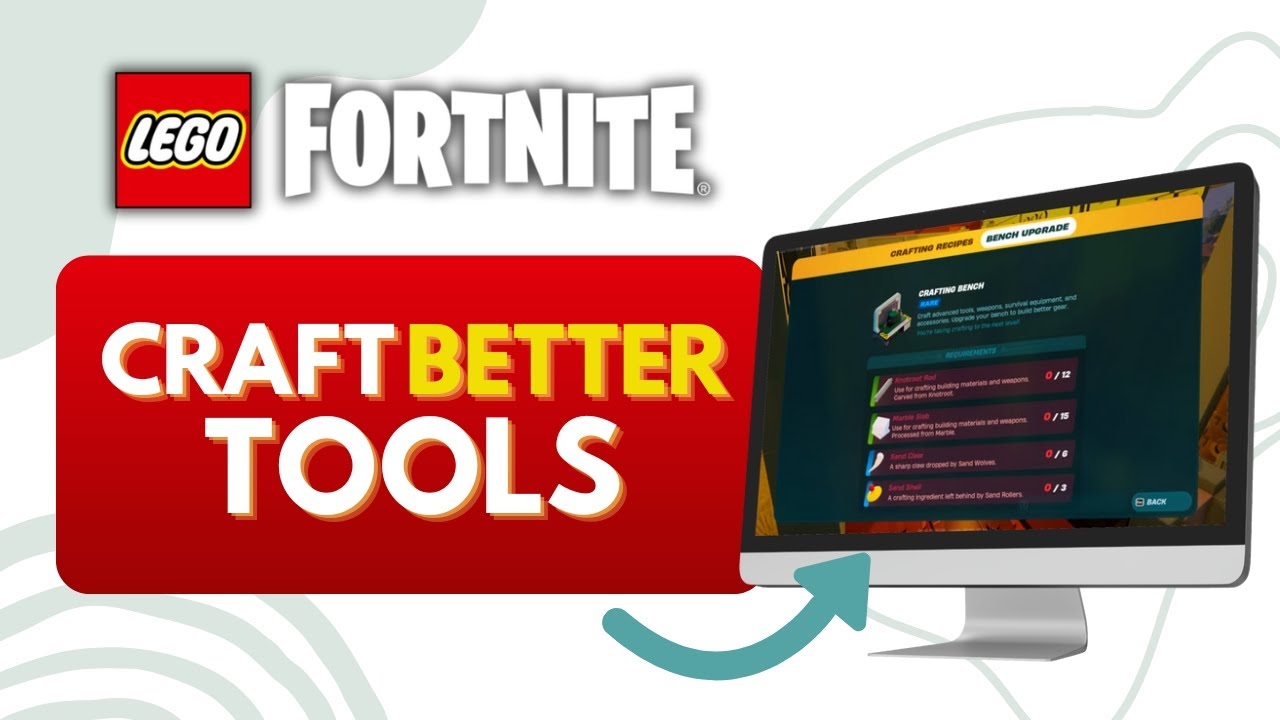 How To Craft Better Tools In LEGO Fortnite (Full Guide) - YouTube