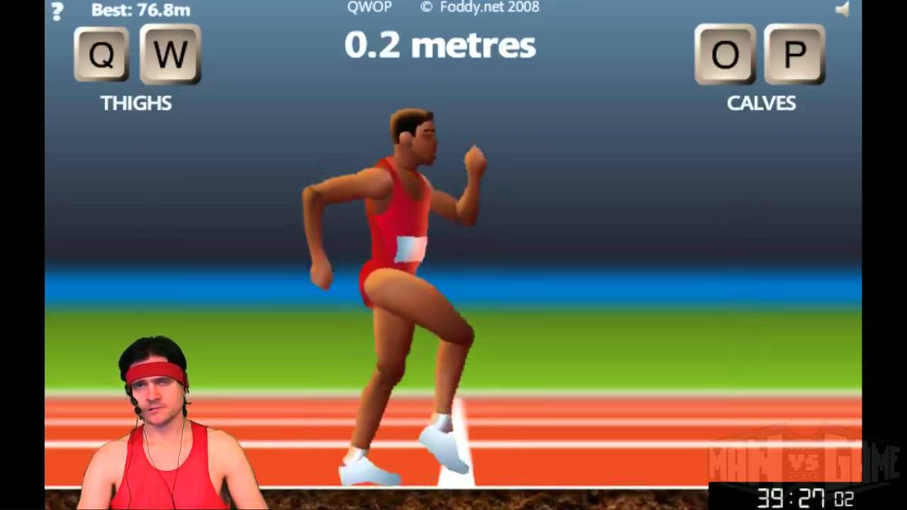 [2013-01-18] MAN vs QWOP (PC) - Don't Sweat It Friday! Sponsored by ...