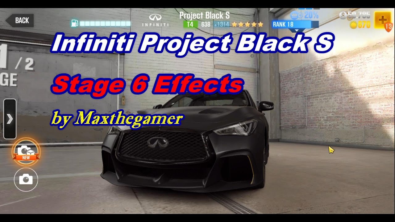 CSR 2|CSR Racing 2: Infinit Project Black Stage 6 Effects - YouTube