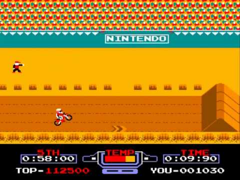 Vs. Excitebike set EB4-4 A MAME Gameplay video Snapshot -Rom name ...
