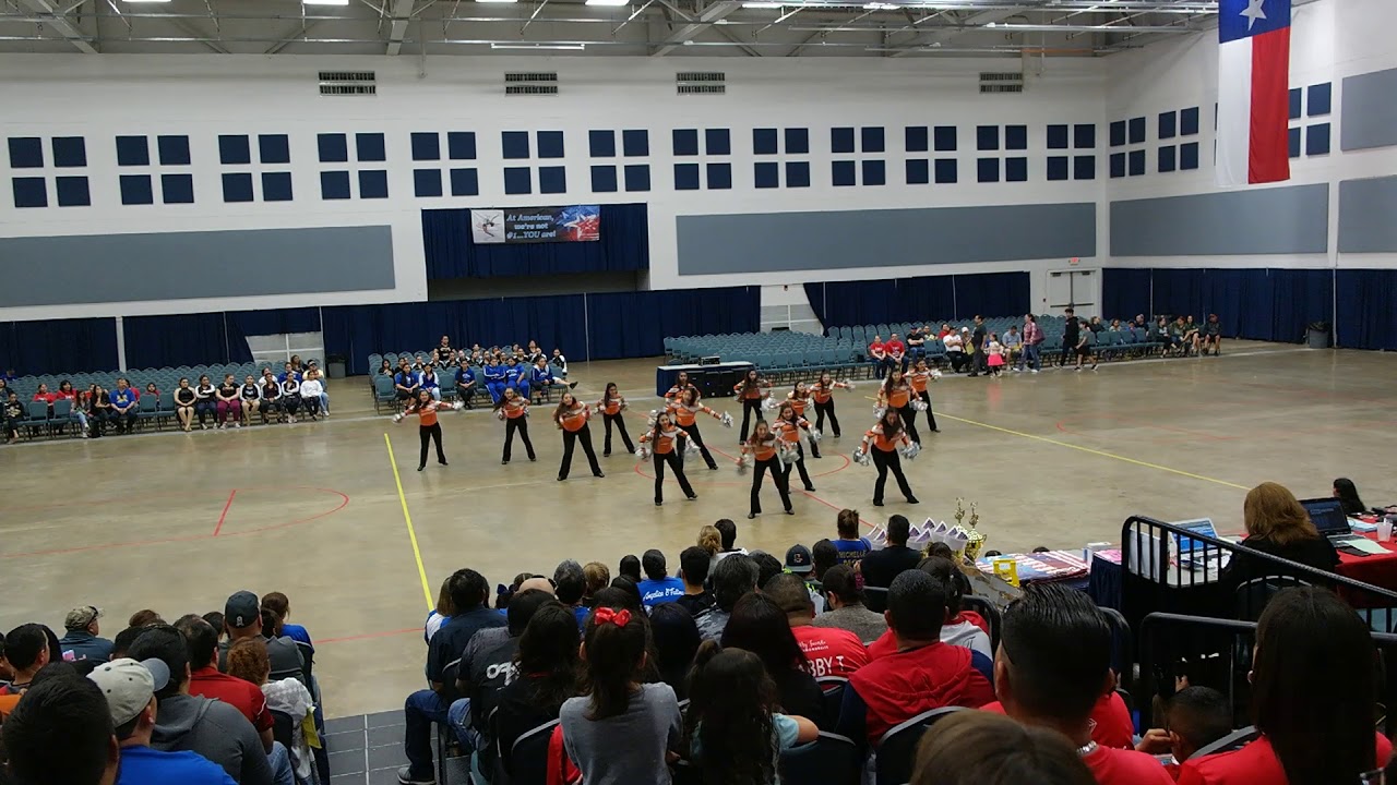 Mercedes High School Debonaires Team Open Pom at ADTS Competition 2018 ...