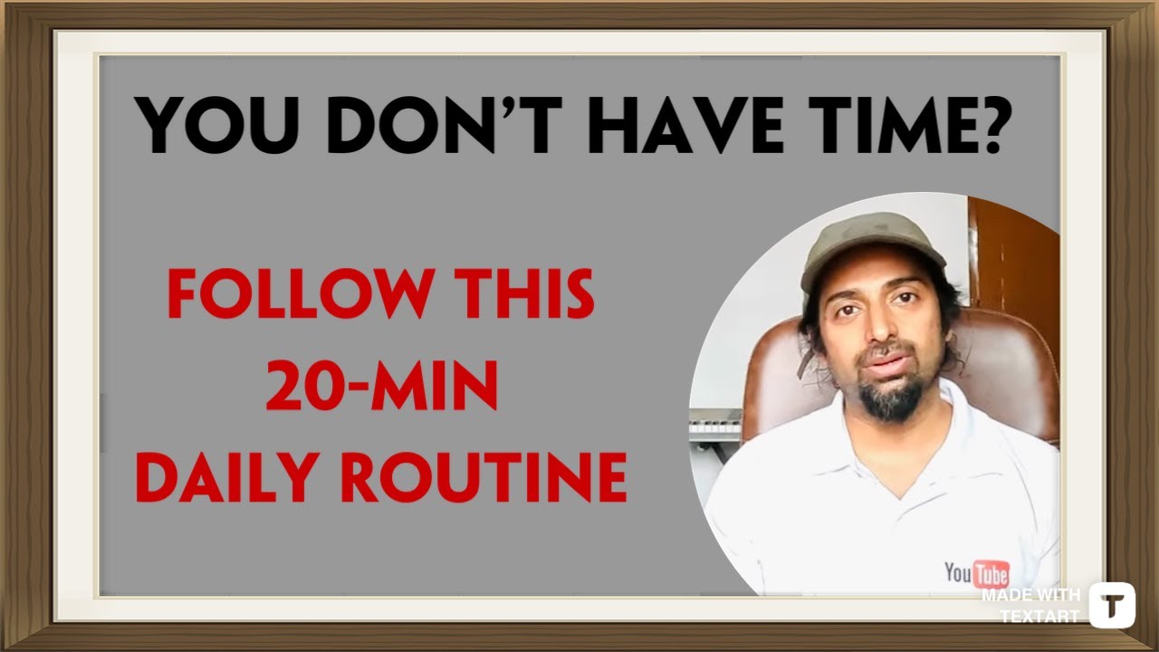 A 20-minute daily English study plan | A simple and consistent routine ...