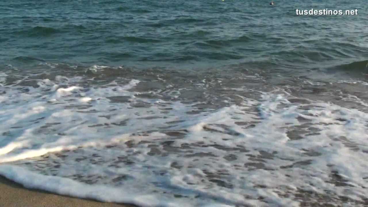 Sonido de las olas del mar en la playa al atardecer - Waves / Sound of ...