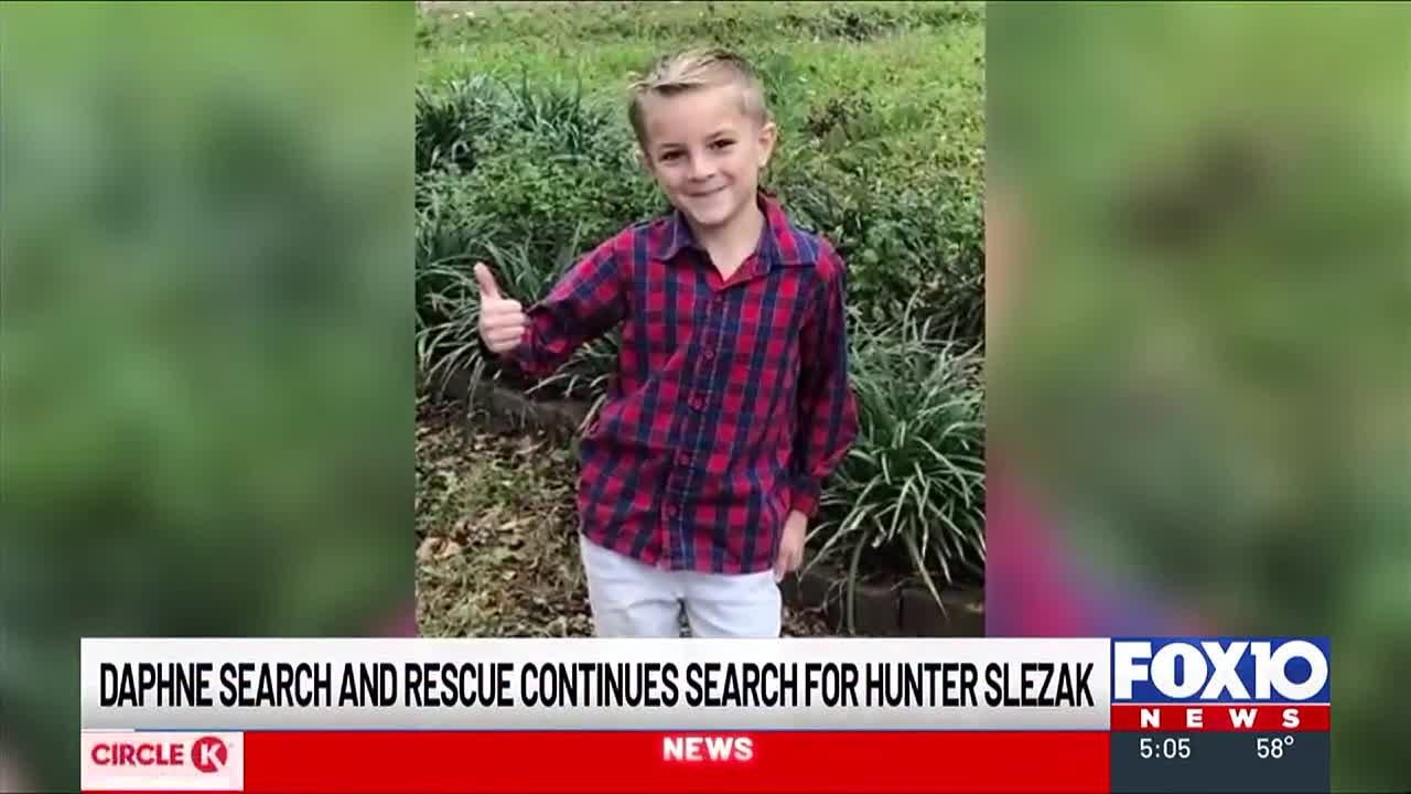 Daphne Search and Rescue continues search for Hunter Slezak - YouTube
