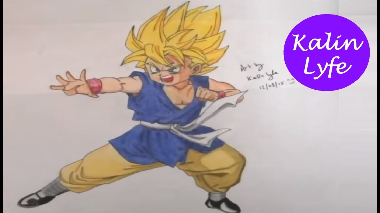 Sangoku Dragon Ball GT Drawing Ep20 - YouTube