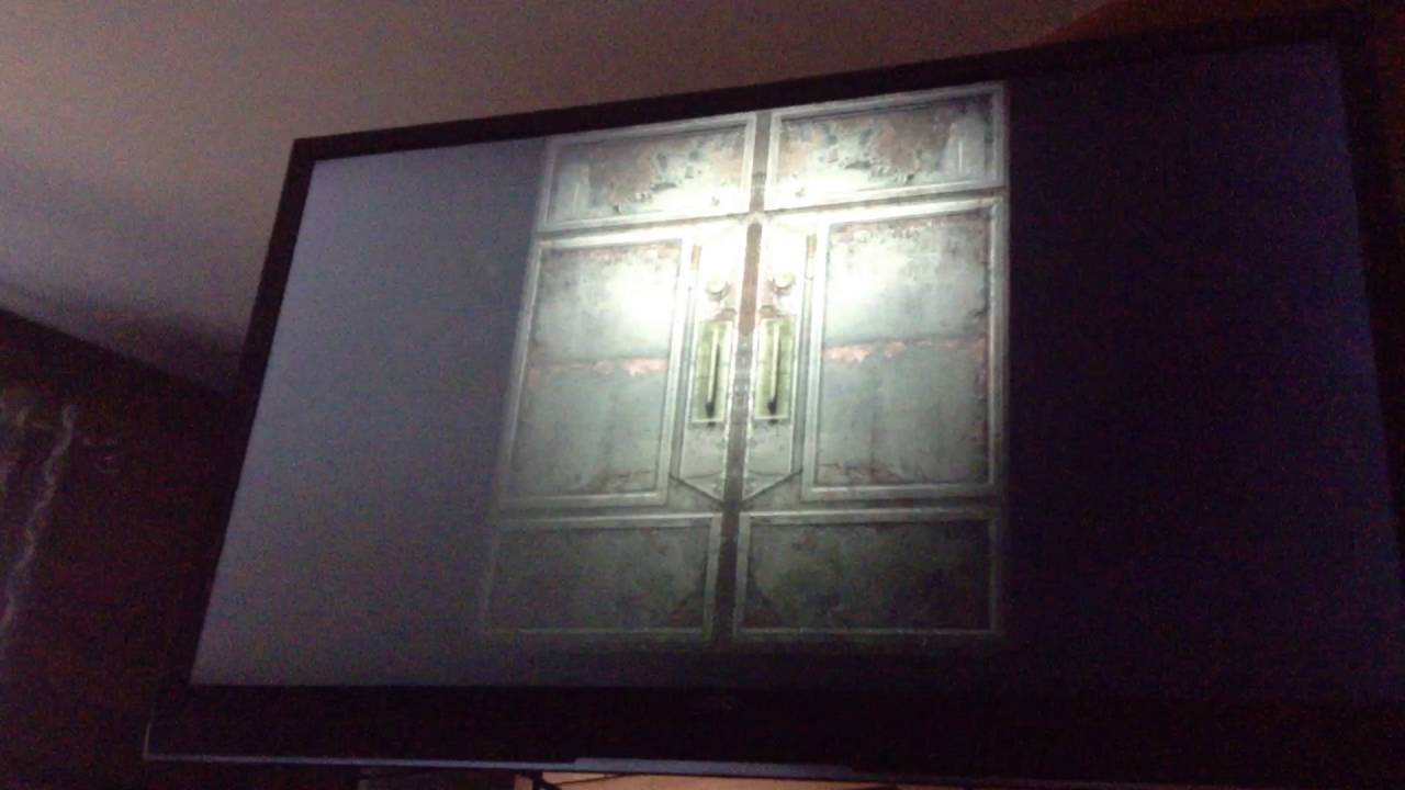 Resident evil Double steel doors opening animation - YouTube