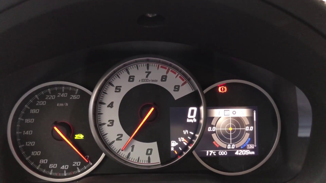 New Toyota Gt86 2017 Dashboard, Ignition ON - YouTube