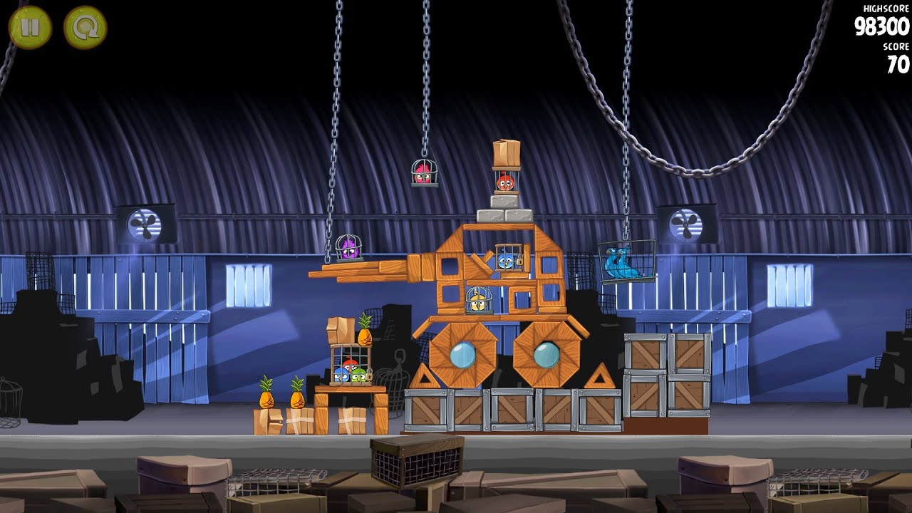 Angry Birds Rio - Smugglers' Den - 2-15 - 98300 - YouTube