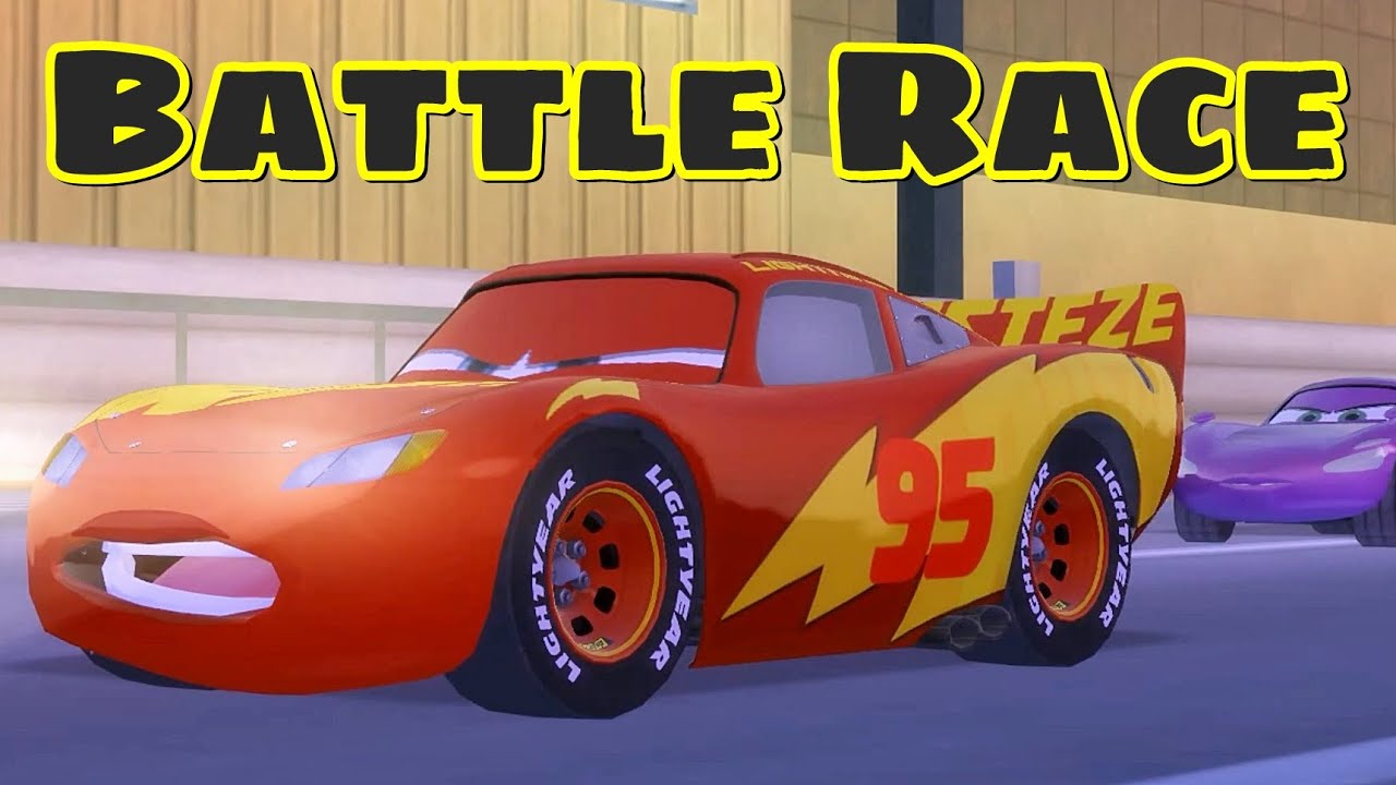 Lightning McQueen Rust-Eze Racing Center - Battle Race Vista Run - Cars ...